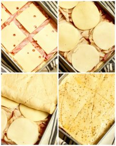 Ham, Turkey, and Cheese Crescent Squares - Diary of A Recipe Collector