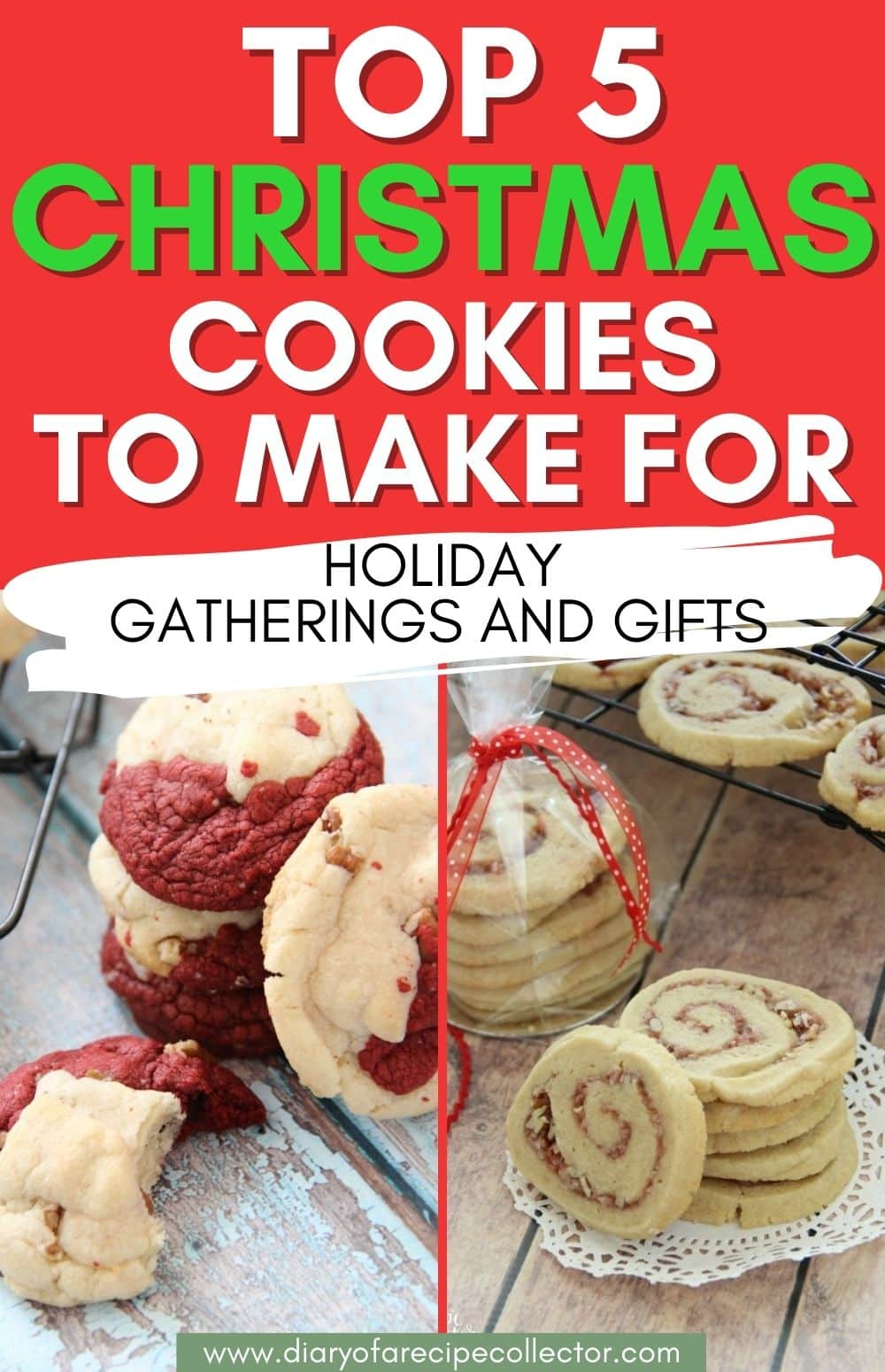 Top 5 Christmas Cookie Recipes - Diary of A Recipe Collector